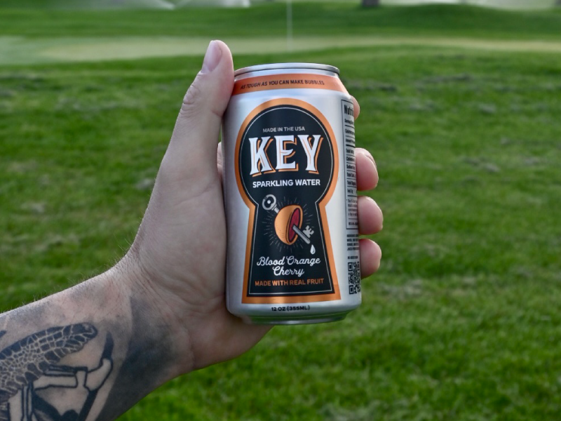 Blood Orange Cherry – Key Sparkling Water