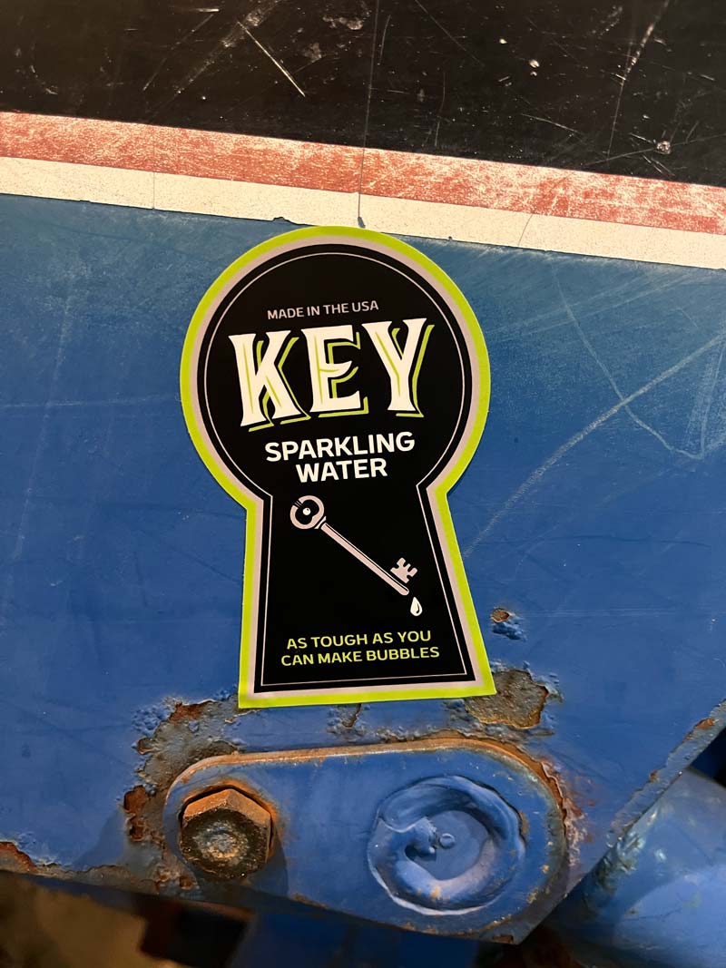 KEY Logo Sticker – Key Sparkling Water