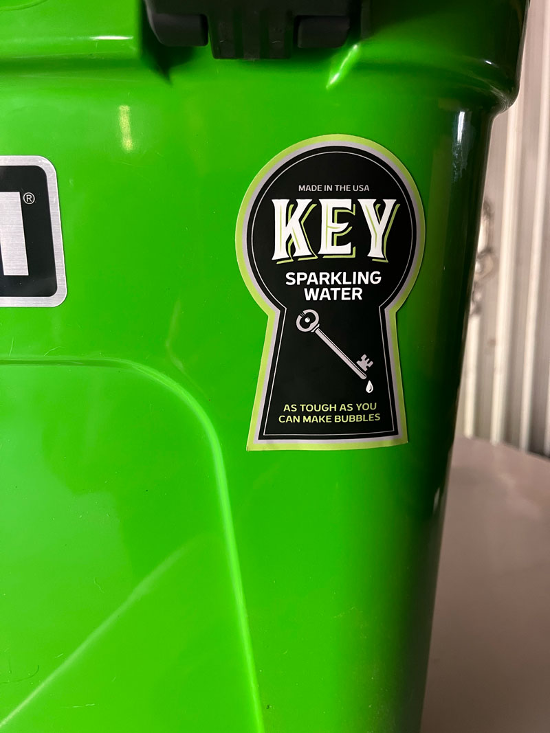 KEY Logo Sticker – Key Sparkling Water